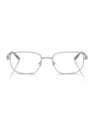 Brooks Brothers Bb1123 Full Rim Oval Eyeglasses - Matte Silver