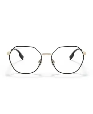 Burberry Octagonal Eyeglasses - Black
