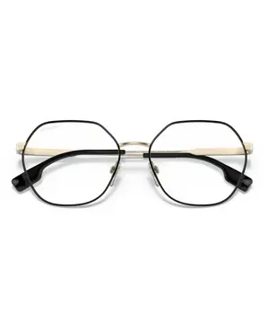 Burberry Octagonal Eyeglasses - Black
