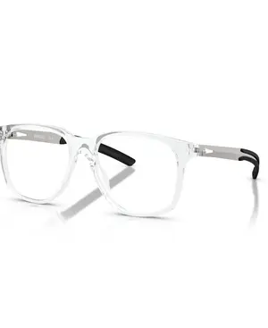 SCUDERIA FERRARI Square Frame Eyeglasses - White Transparent Clear