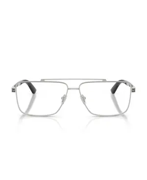 Versace Rectangle Eyeglasses - Silver
