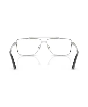 Versace Rectangle Eyeglasses - Silver