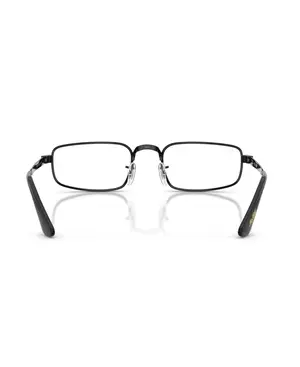 Ray-ban Full Rim Oval Eyeglasses - Black