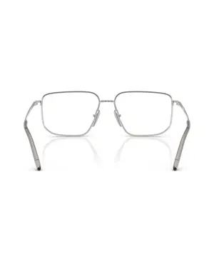 Prada Rectangular Full Rim Eyeglasses - Silver