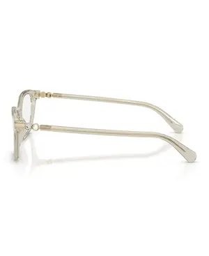 SWAROVSKI Pillow Frame Eyeglasses - Beige
