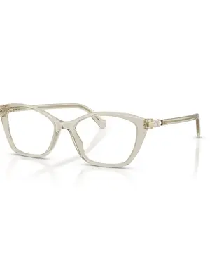 SWAROVSKI Pillow Frame Eyeglasses - Beige