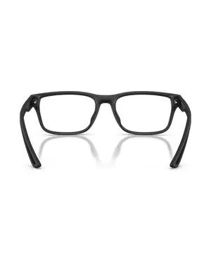 Emporio Armani Pillow Eyeglasses - Rubberized Matte Black
