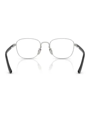 FERRARI Pillow Eyeglasses - Silver Brushed