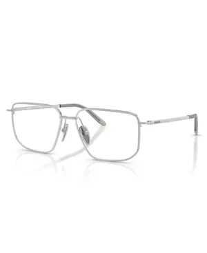 Prada Square Eyeglasses - Silver