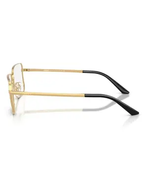 Versace Square Frame Eyeglasses - Gold