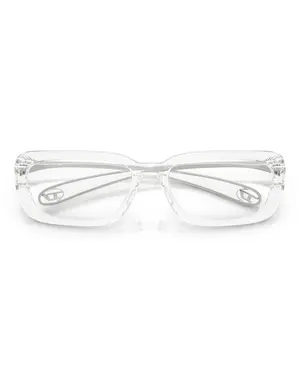 DIESEL® Square Eyeglasses - Transparent Crystal