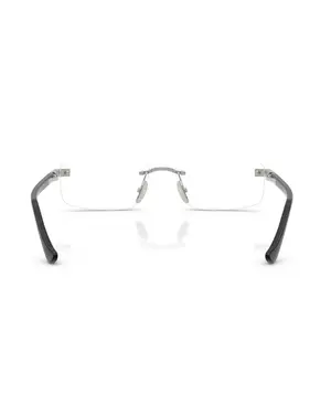 FERRARI Pillow Eyeglasses - Silver Brushed