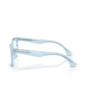 Burberry Square Frame Eyeglasses - Transparent Blue