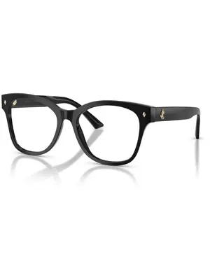 JIMMY CHOO Square Eyeglasses - Black