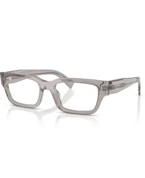 Prada Square Acetate Eyeglasses - Hematite