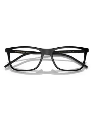 Dolce & Gabbana Rectangle Eyeglasses - Matte Black