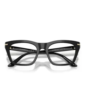 Emporio Armani Cat Eye Eyeglasses - Shiny Black