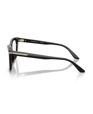 Emporio Armani Cat Eye Eyeglasses - Shiny Black