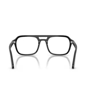 Persol Full Rim Acetate Eyeglasses - Black