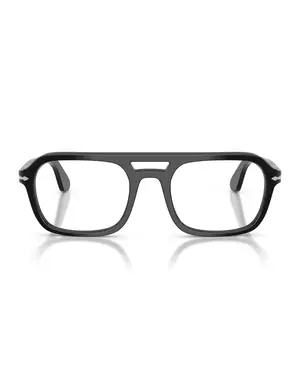 Persol Full Rim Acetate Eyeglasses - Black