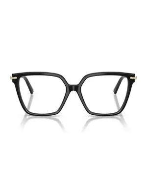 Tiffany & Co. Square Eyeglasses With Crystal Embellishments - Black