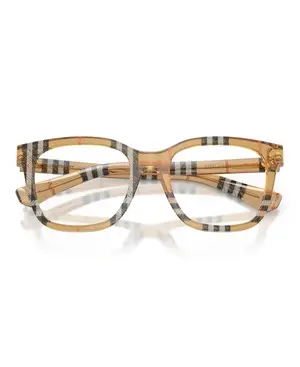 Burberry Square Eyeglasses - Check Sand