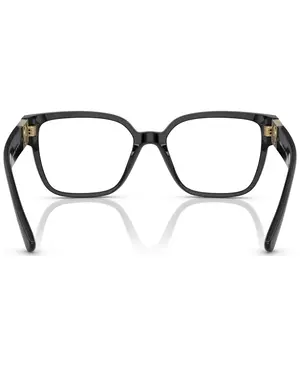 Versace Square Full Rim Eyeglasses - Black