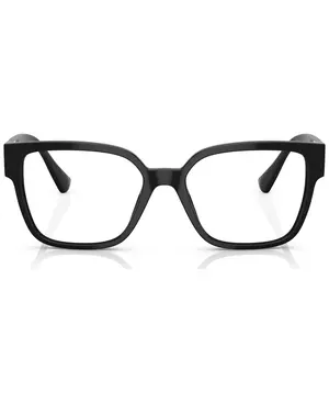 Versace Square Full Rim Eyeglasses - Black