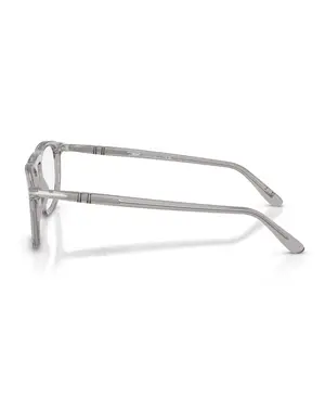 Persol Square Frame Eyeglasses - Transparent Gray
