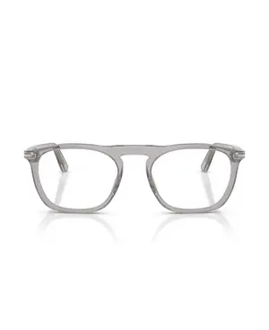 Persol Square Frame Eyeglasses - Transparent Gray