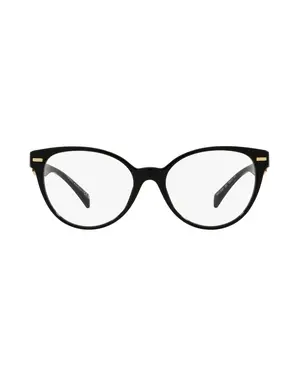Versace Cat Eye Acetate Eyeglasses - Black