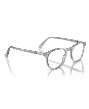 Persol Full Rim Eyeglasses - Transparent Gray