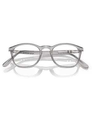 Persol Full Rim Eyeglasses - Transparent Gray
