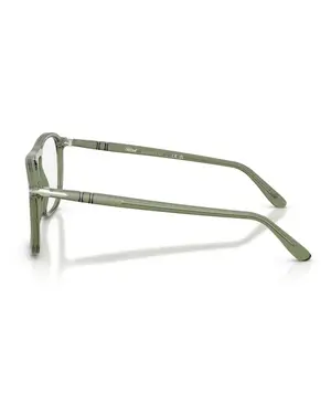 Persol Square Eyeglasses - Transparent Green