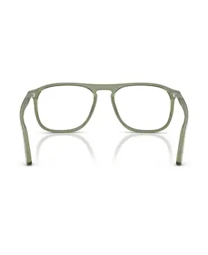 Persol Square Eyeglasses - Transparent Green