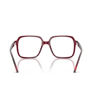 SFEROFLEX Square Full Rim Eyeglasses - Ruby