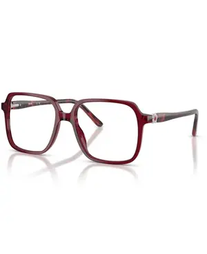 SFEROFLEX Square Frame Eyeglasses - Ruby