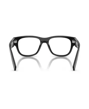 Prada Square Frame Eyeglasses - Black