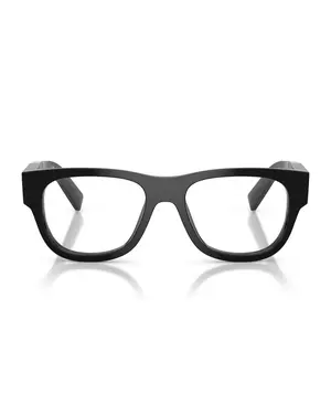 Prada Square Frame Eyeglasses - Black