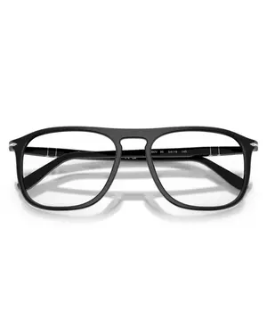 Persol Square Frame Eyeglasses - Black