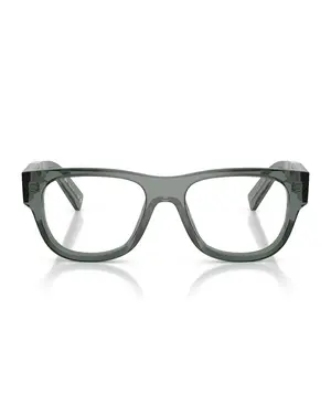 Prada Polarized Square Eyeglasses - Transparent Gray
