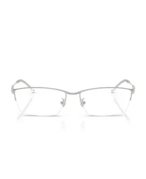 DIESEL® Rectangle Eyeglasses - Shiny Silver