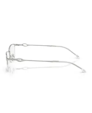 DIESEL® Rectangle Eyeglasses - Shiny Silver