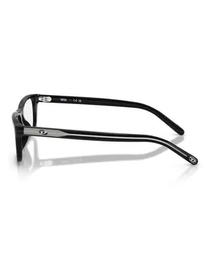DIESEL® Rectangular Eyeglasses - Solid Black