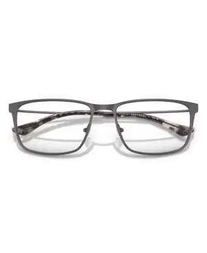 Brooks Brothers Rectangle Eyeglasses - Gunmetal