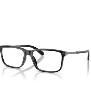 Brooks Brothers Brooks Brothers Rectangle Full Rim Eyeglasses Black