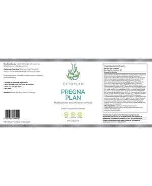 CYTOPLAN Pregna-plan Pregnancy Multivitamin 60 Usa