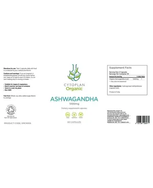 CYTOPLAN Ashwagandha 60 Usa