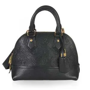 LOUIS VUITTON Monogram Empreinte Neo Alma Bb - Black