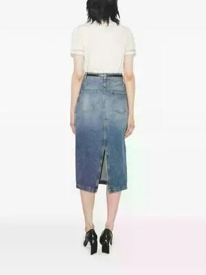 Tory Burch Denim Midi Skirt